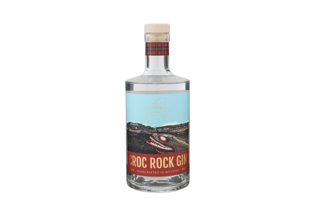 Captivating Croc Rock Gin 70cl - Isle of Cumbrae Distillers